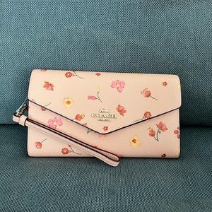 Coach | Bags | Coach Travel Envelope Wallet With Mystical Floral Print ...